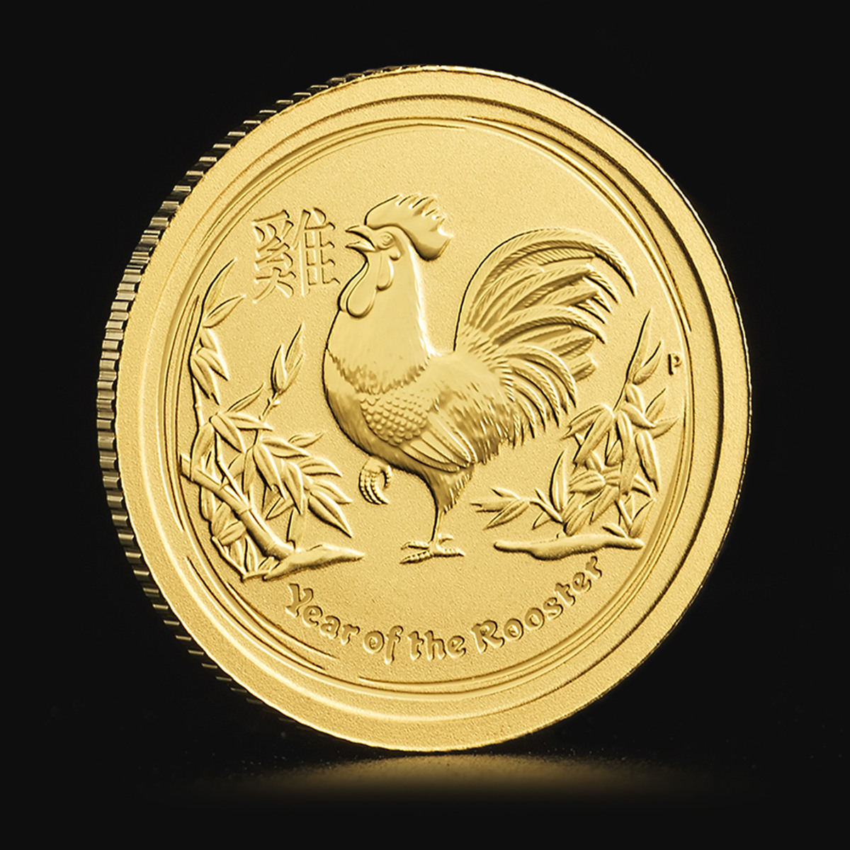 1/20 oz Australian Lunar Year of the Rooster 2017 Gold Coin - Tavex