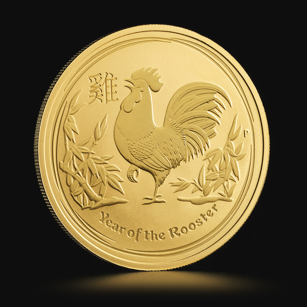1 oz Australian Lunar Year of the Rooster 2017 gold coin - Tavex