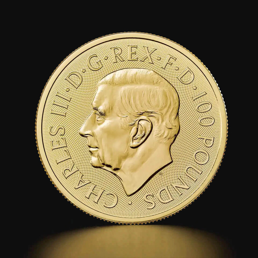 1 oz The Royal Tudor Beasts: Tudor Dragon Gold Coin - Tavex