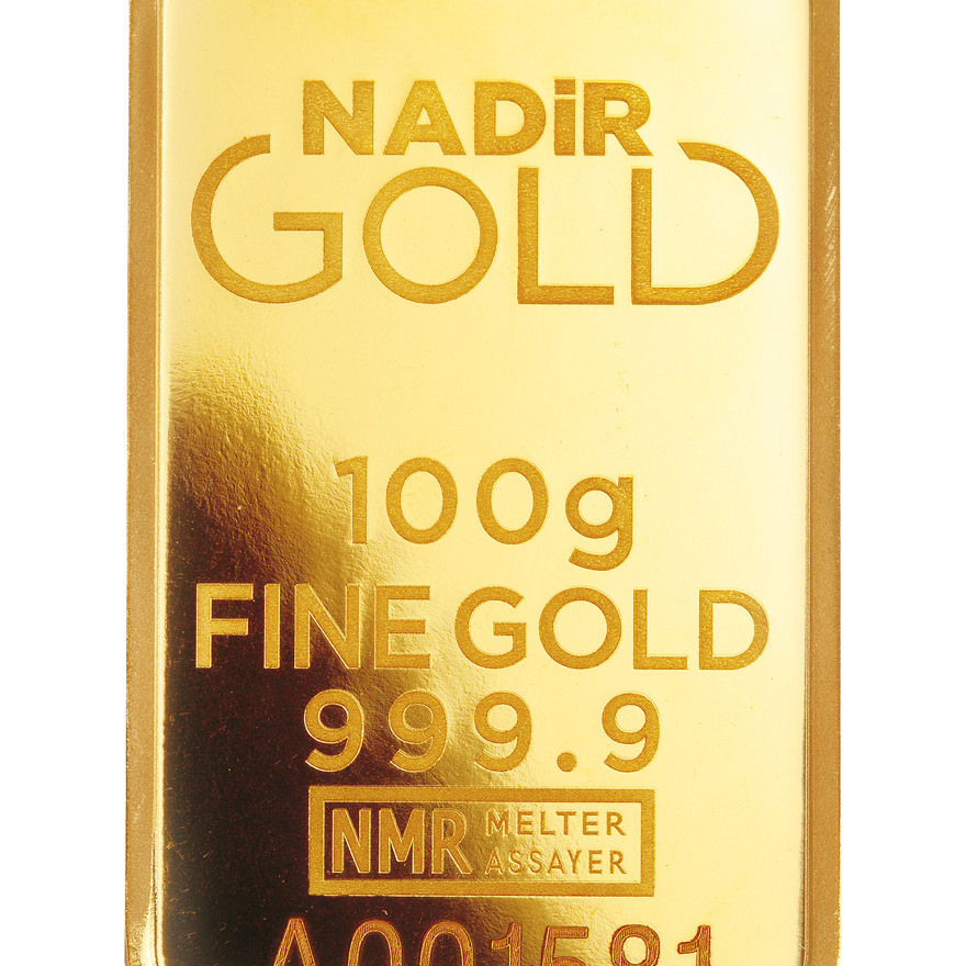 100 gram Nadir Gold Bars - Tavex