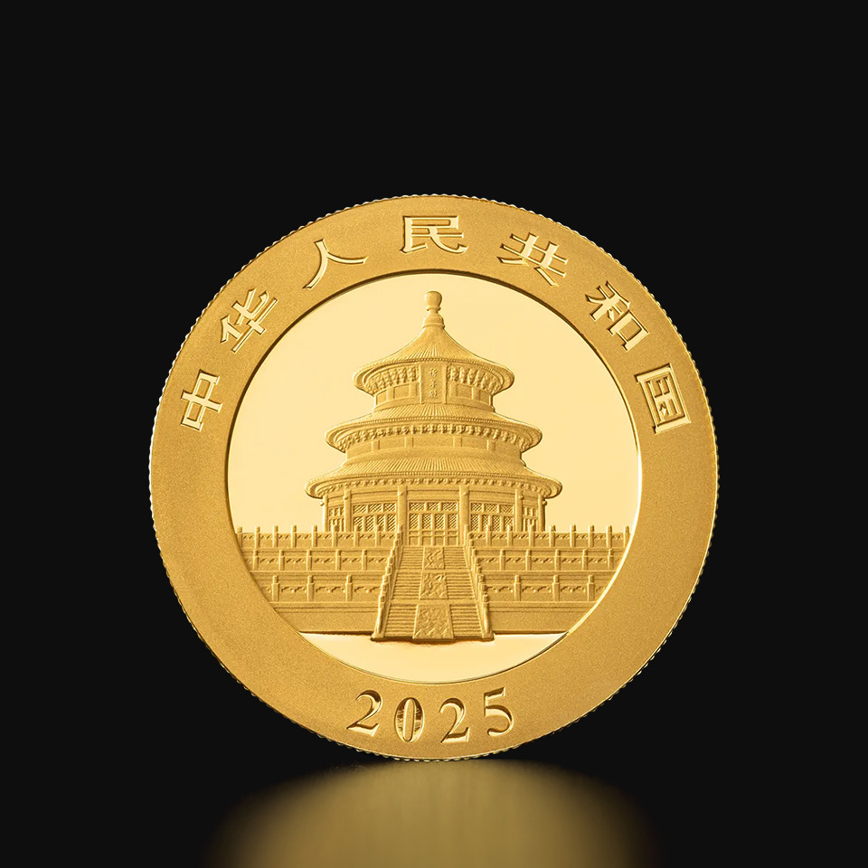 15 g Chinese Panda 2025 gold coin - Tavex