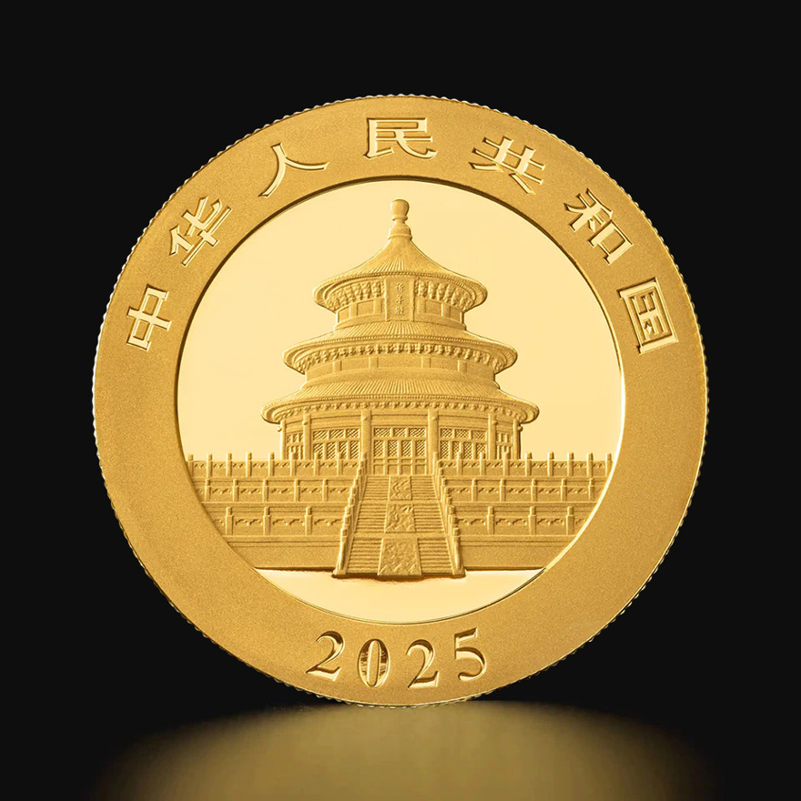 30 g Chinese Panda 2025 gold coin - Tavex