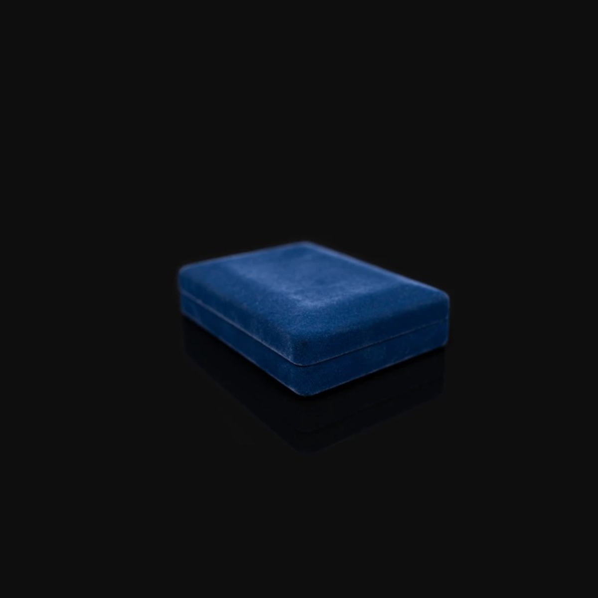 Blue velvet gift box (without bed) - Tavex