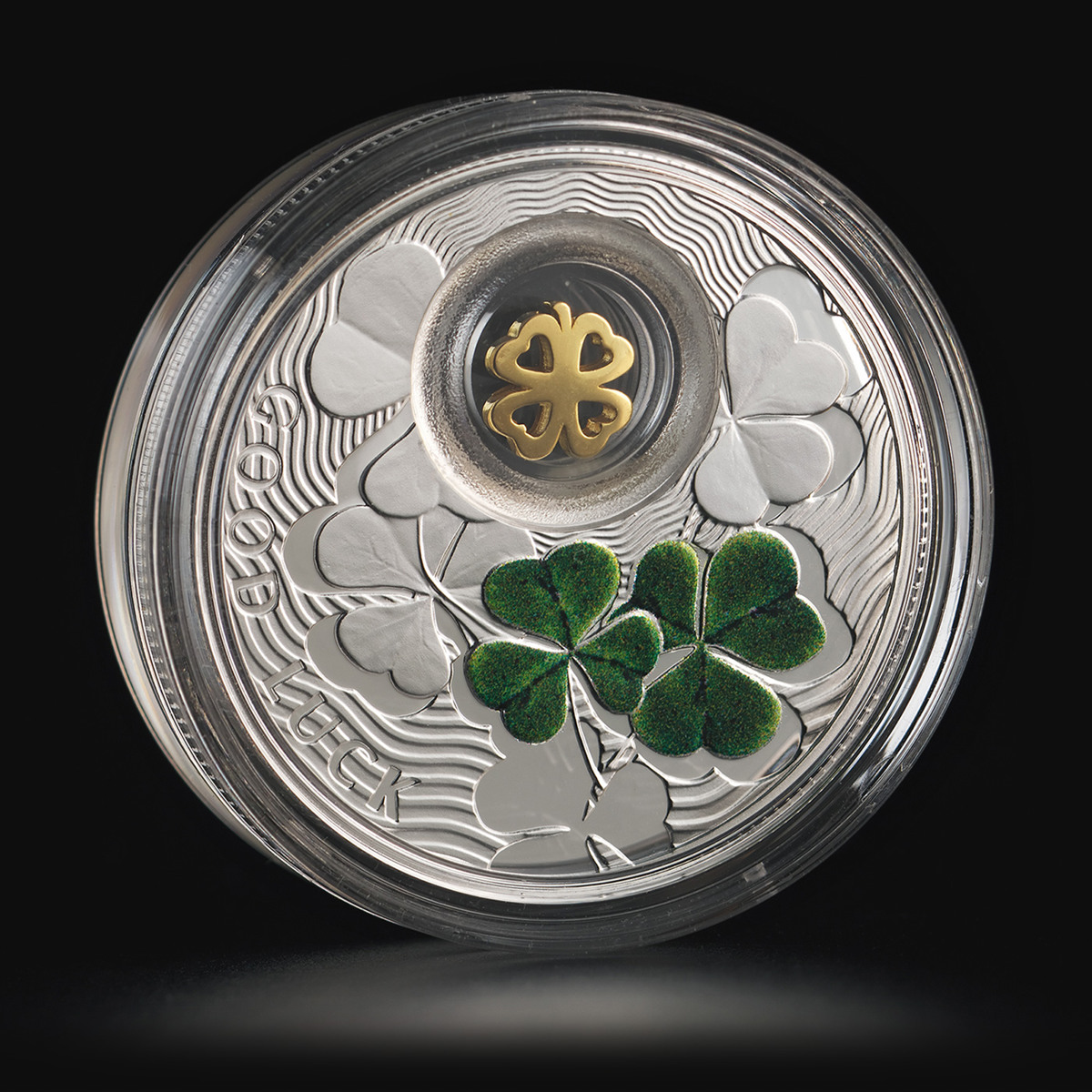 Four-Leaf Clover Silver Coin - Tavex